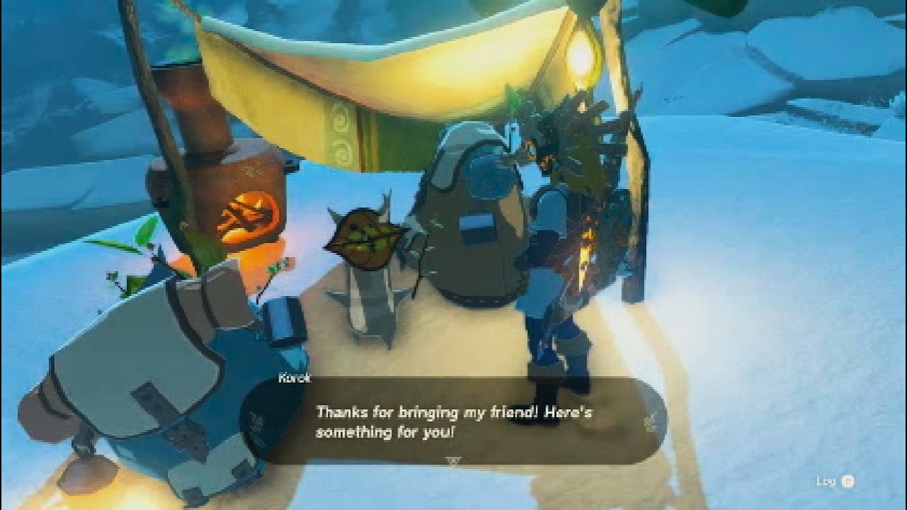 How to Climb up Hebra Mountains Big Bag Korok "Guide - The Legend of ...
