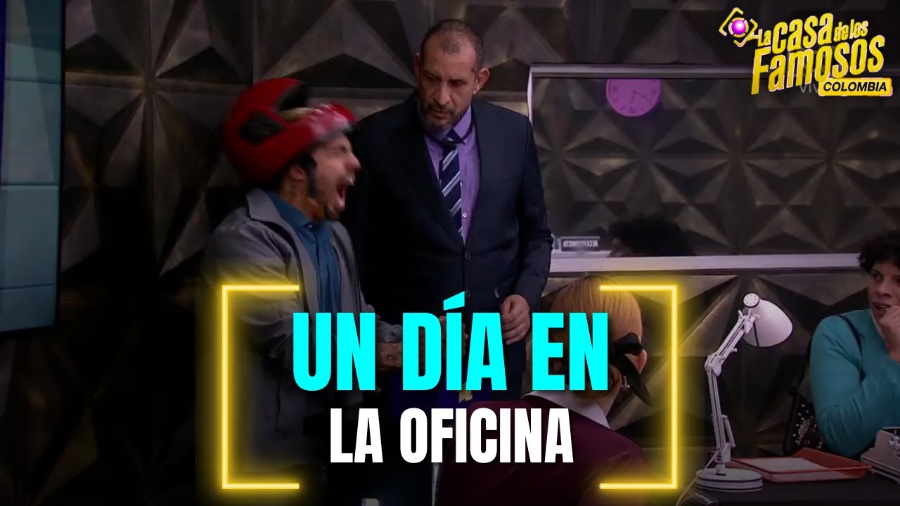 ¡Excelente ambiente! Los participantes recrearon un día en la oficina ...
