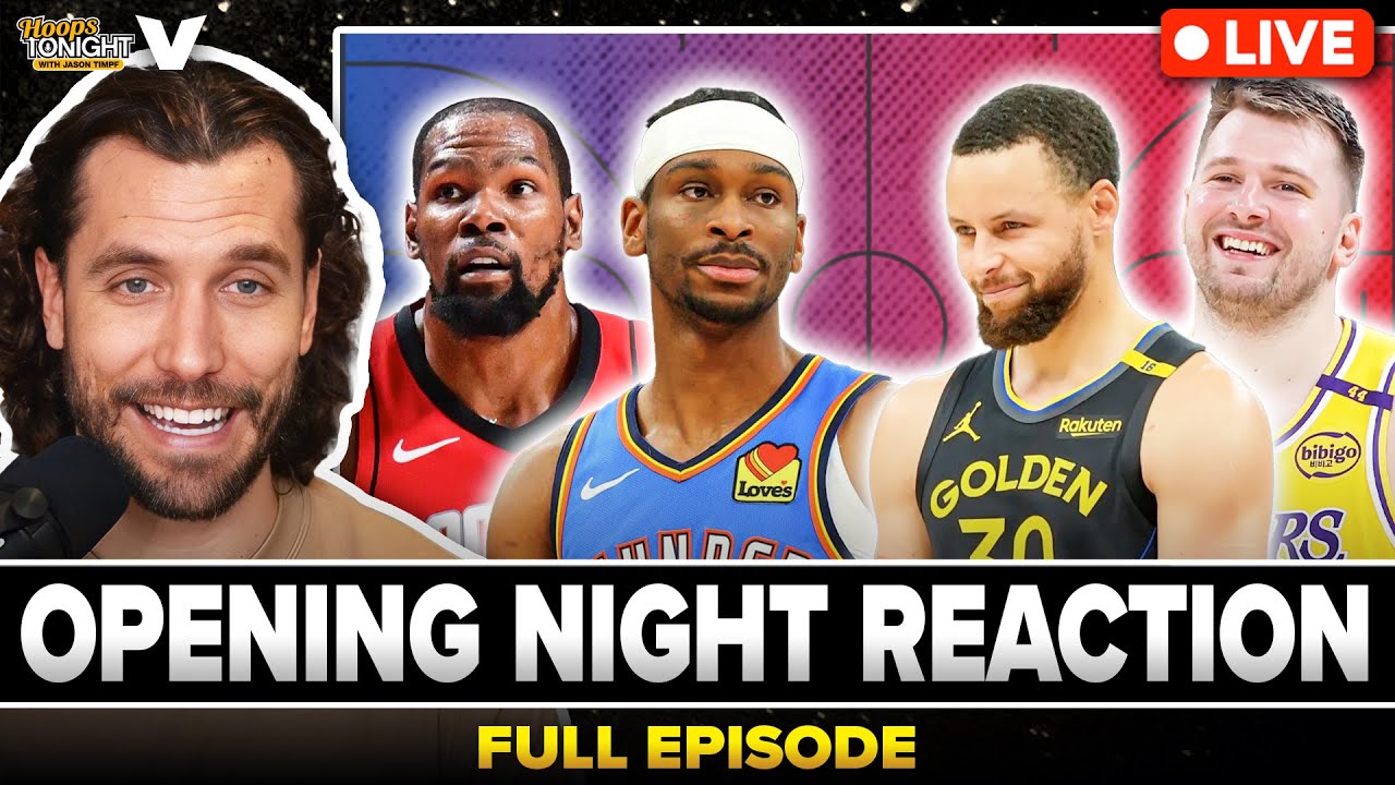 NBA LIVE REACTION: Steph Curry's Warriors vs. Luka's Lakers + SGA's ...