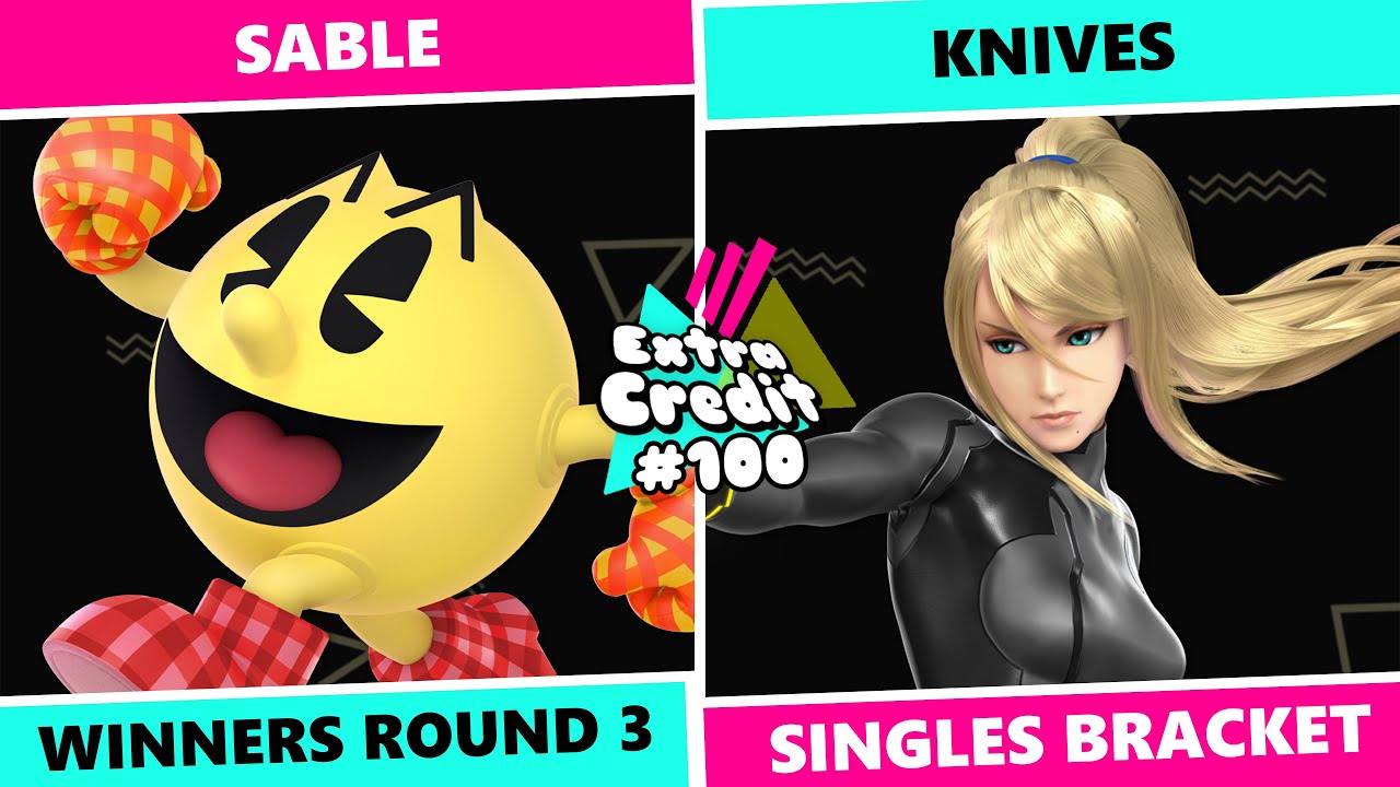 Extra Credit #100: Winners Round 3 - Sable (Pac-Man) Vs Knives (ZSS ...