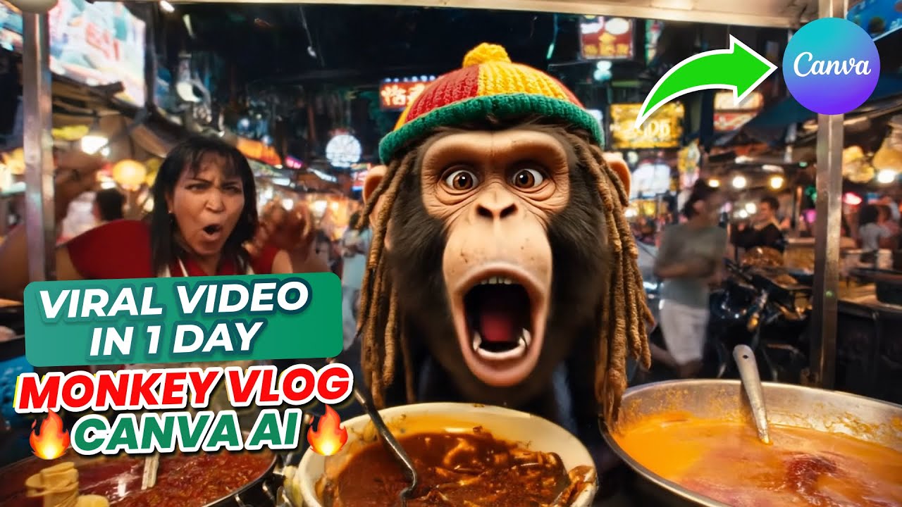 Niche Monkey Videos Vlog - Make VIRAL Monkey Vlog Video With Free AI ...