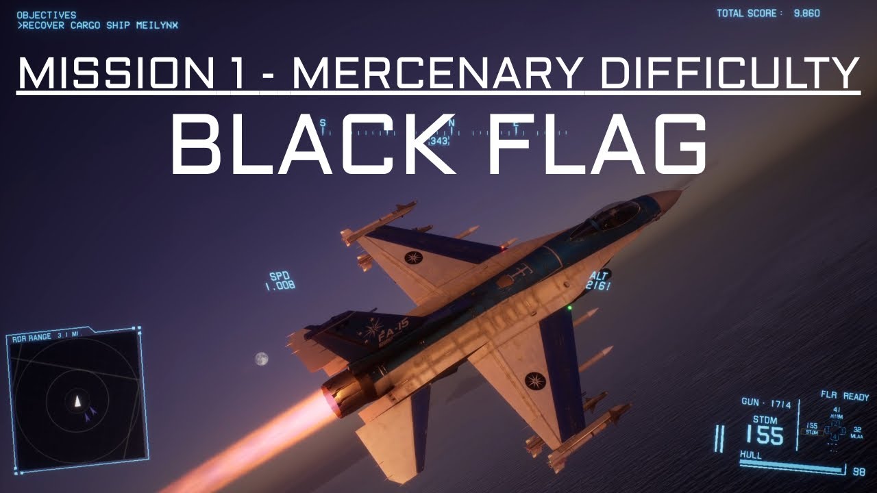 Project Wingman | Mission 1: Black Flag (Mercenary Difficulty) (PS5 ...