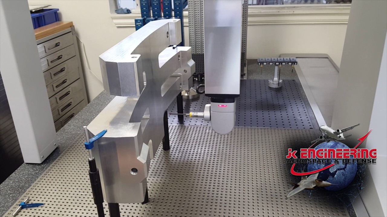 JK Engineering AS9100 Rev D CMM Inspection - YouTube