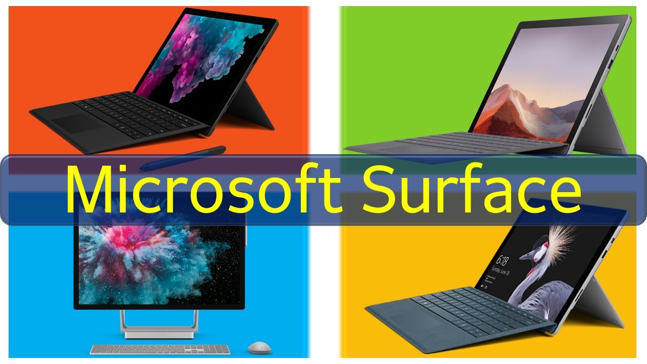 Microsoft Surface Evolution | 2012 - 2020 - YouTube