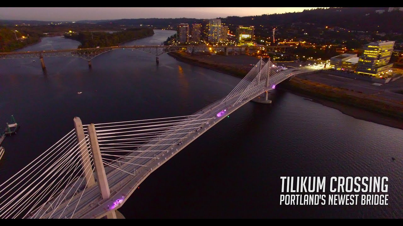 Tilikum Crossing - Portland's Newest Bridge - YouTube