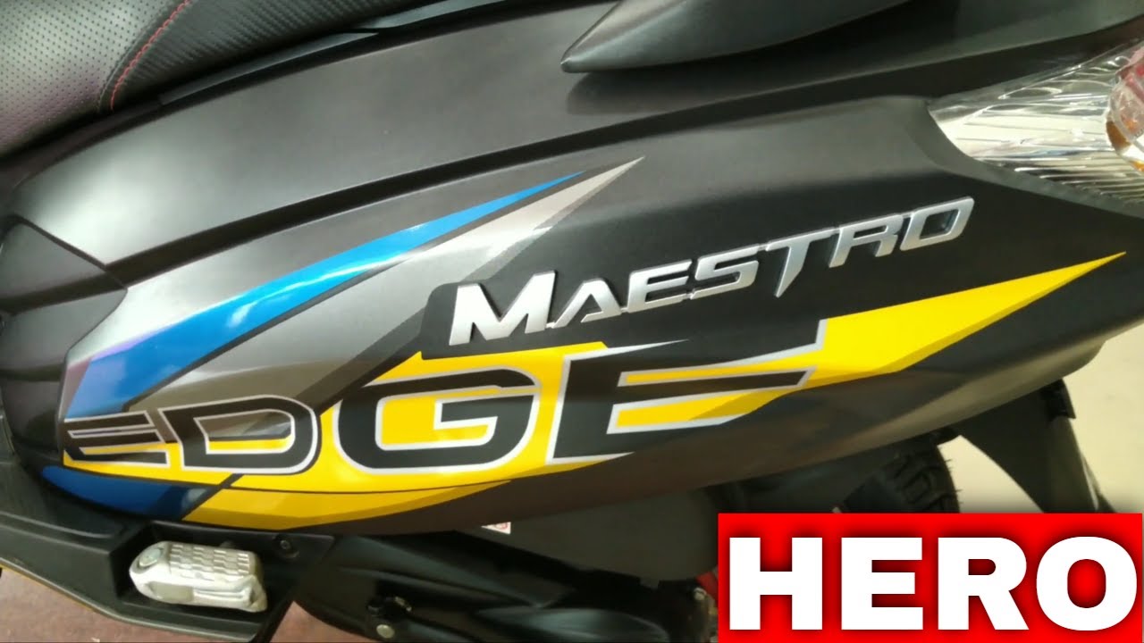 Hero Maestro Edge ZX 110 bs6 Update | Colour Seal Silver 2020 - YouTube