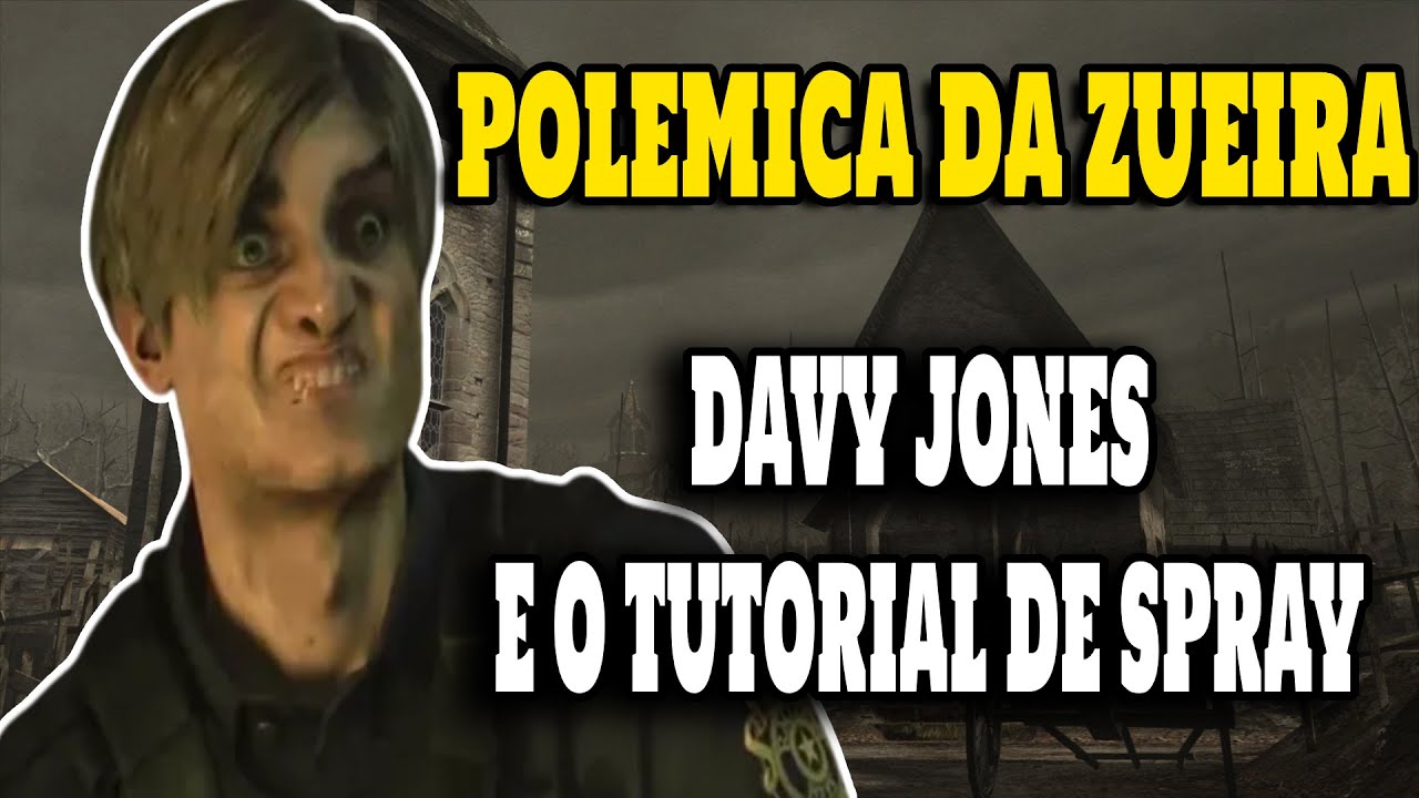 POLEMICA DA ZUERA - DAVY JONES E O TUTORIAL DE SPRAY !!! - YouTube