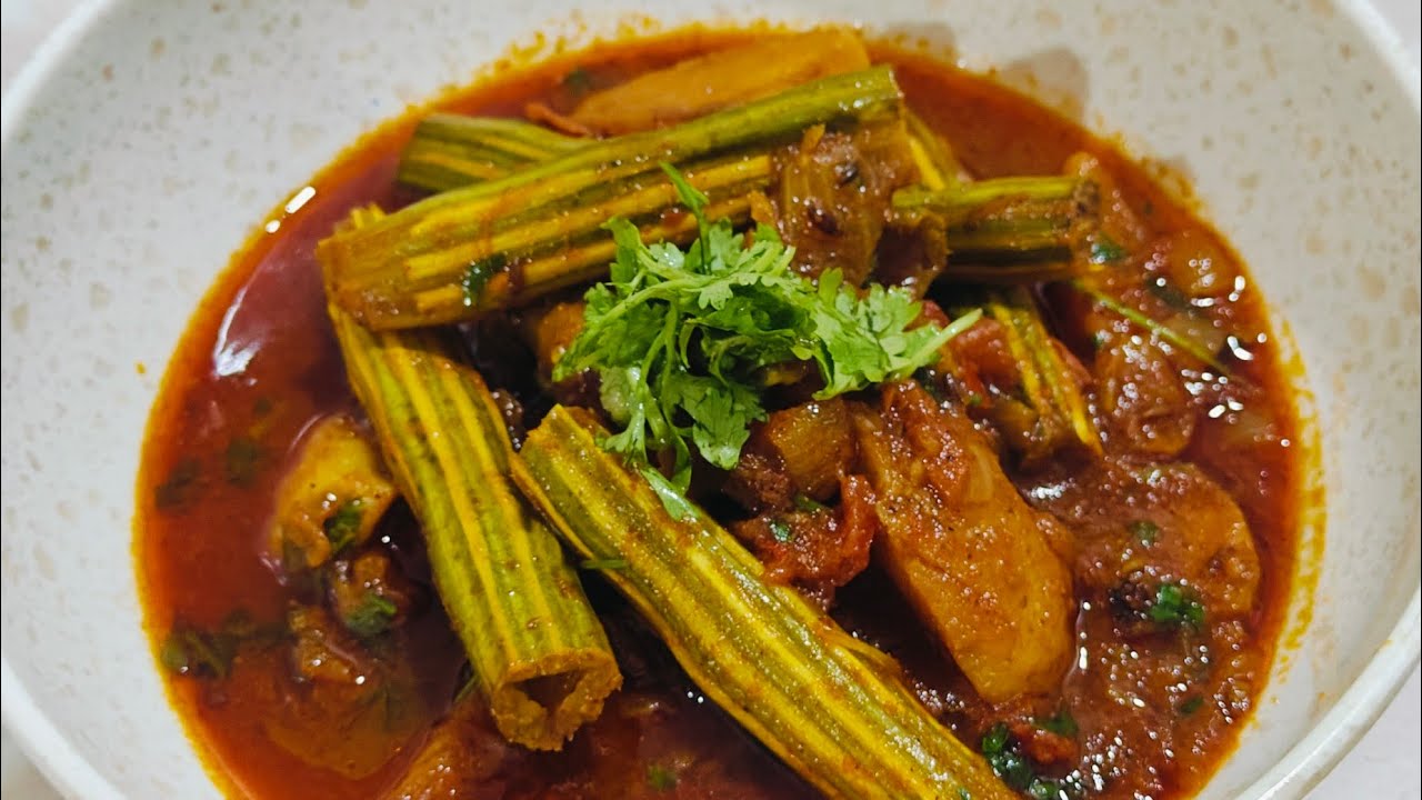 moringa falli (Drumstick) Aloo Sabji -Recipe - YouTube