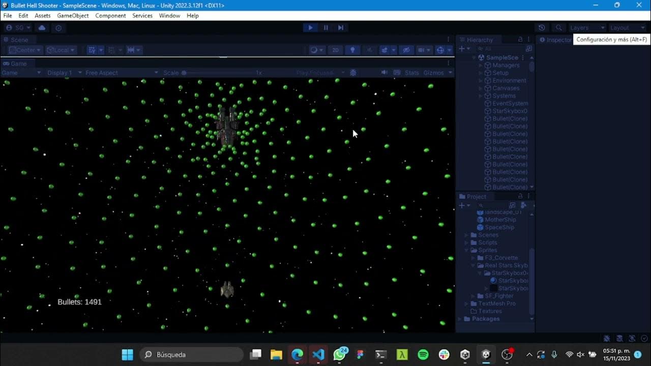 Bullet Hell Shooter - Unity - YouTube