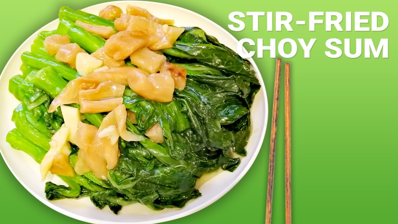 STIR-FRIED CHOY SUM AND DRIED RADISH | CH SECRET RECIPES - YouTube