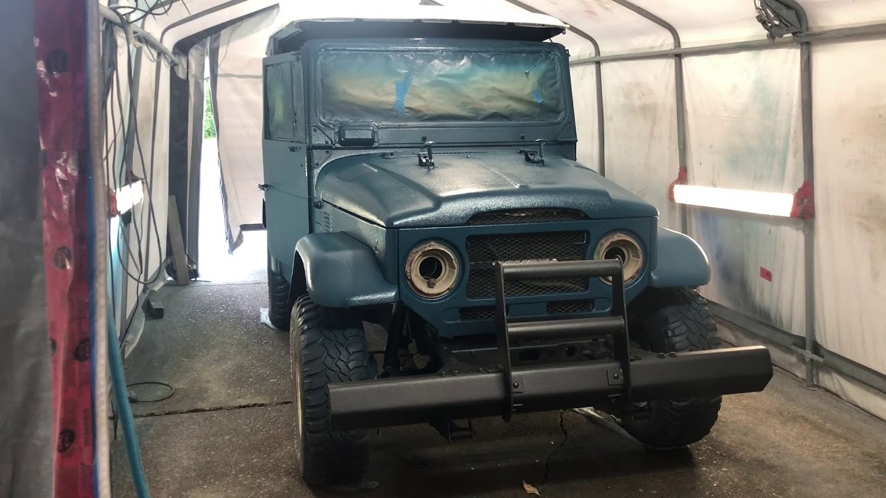 Landcruiser fj40 part 6 paint complete - YouTube