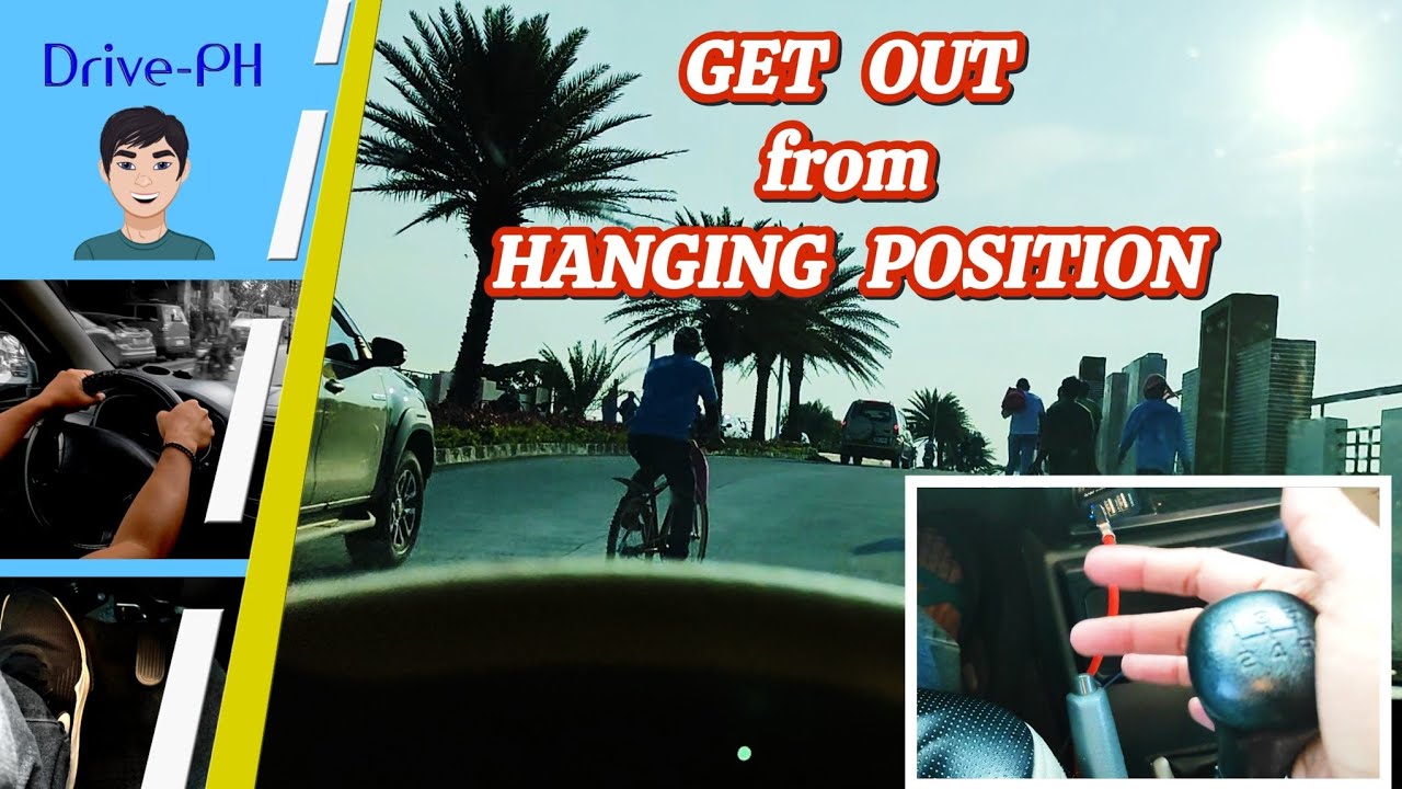How to Get Out from Hanging Position in Manual Transmission Car - YouTube