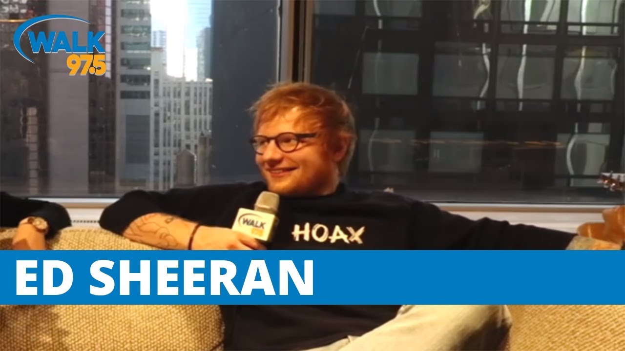 Ed Sheeran talks with WALK 97.5's Christina Kay - YouTube