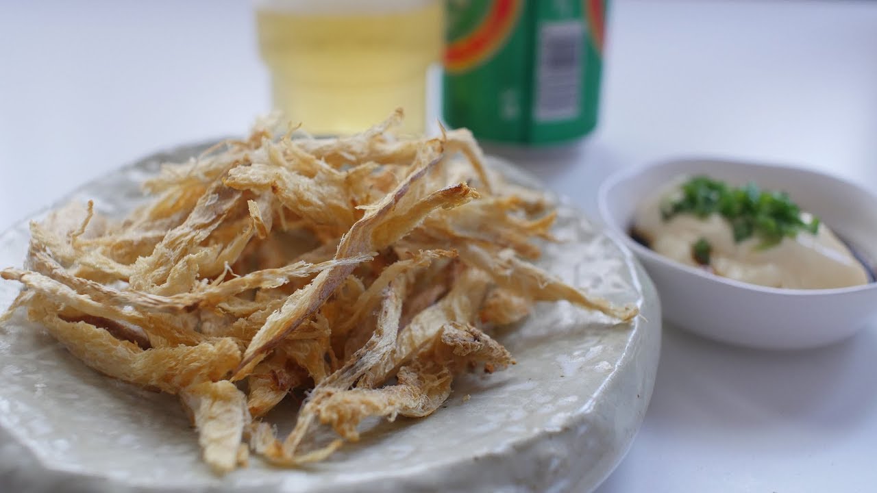 술보다 안주~ 인기안주!![초간단 황태포 &마요소스 : dried placenta&mayo sauce] [우미스쿠킹 : 그녀의 ...