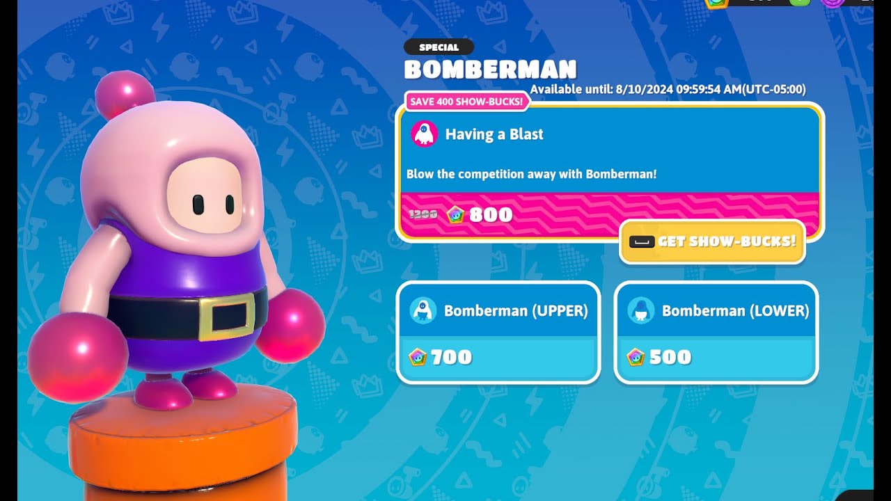 Bomberman in Fall Guys V2 - YouTube