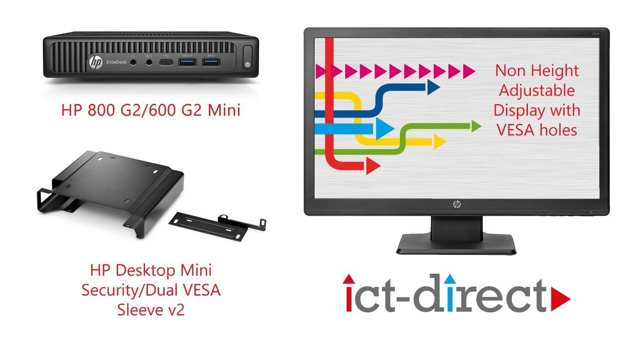 ICT Direct | The HP 800 G2 Desktop Mini and Versatile VESA Security ...
