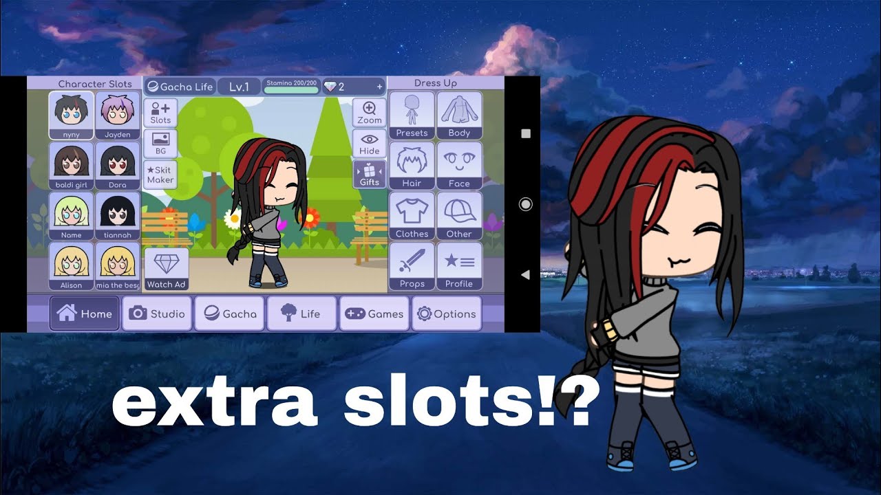 How to get extra slots in gacha life?! Read disc - YouTube