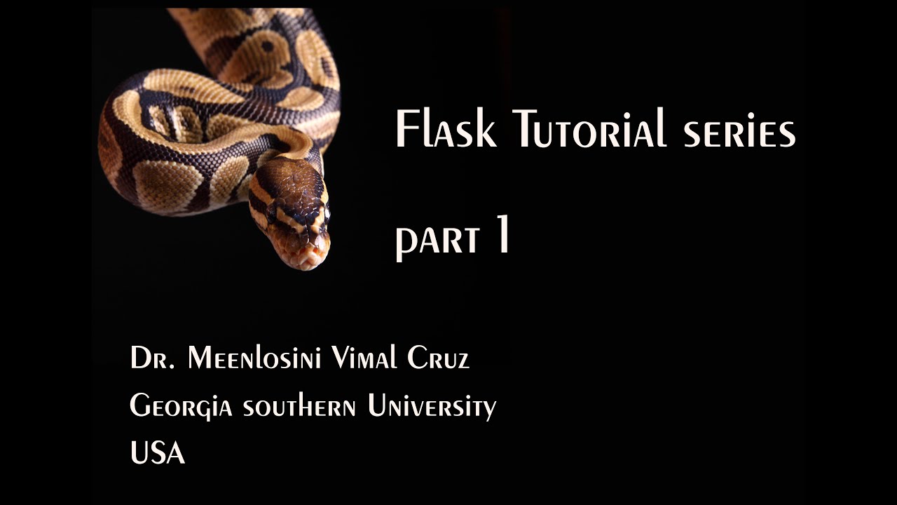 Flask Tutorial Session 1 Python Web Dev Youtube 8296