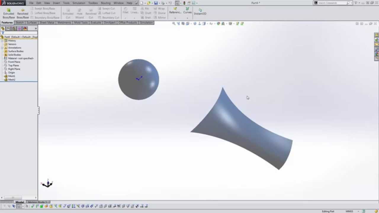 SolidWorks - Insert Multiple Mesh Features - YouTube