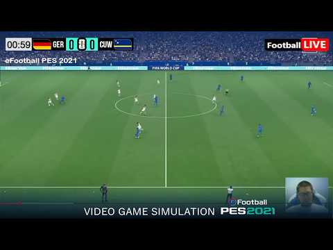 eFootball PES 2021 GERMANY vs CURACAO - Video Game Simulation | Gameplay