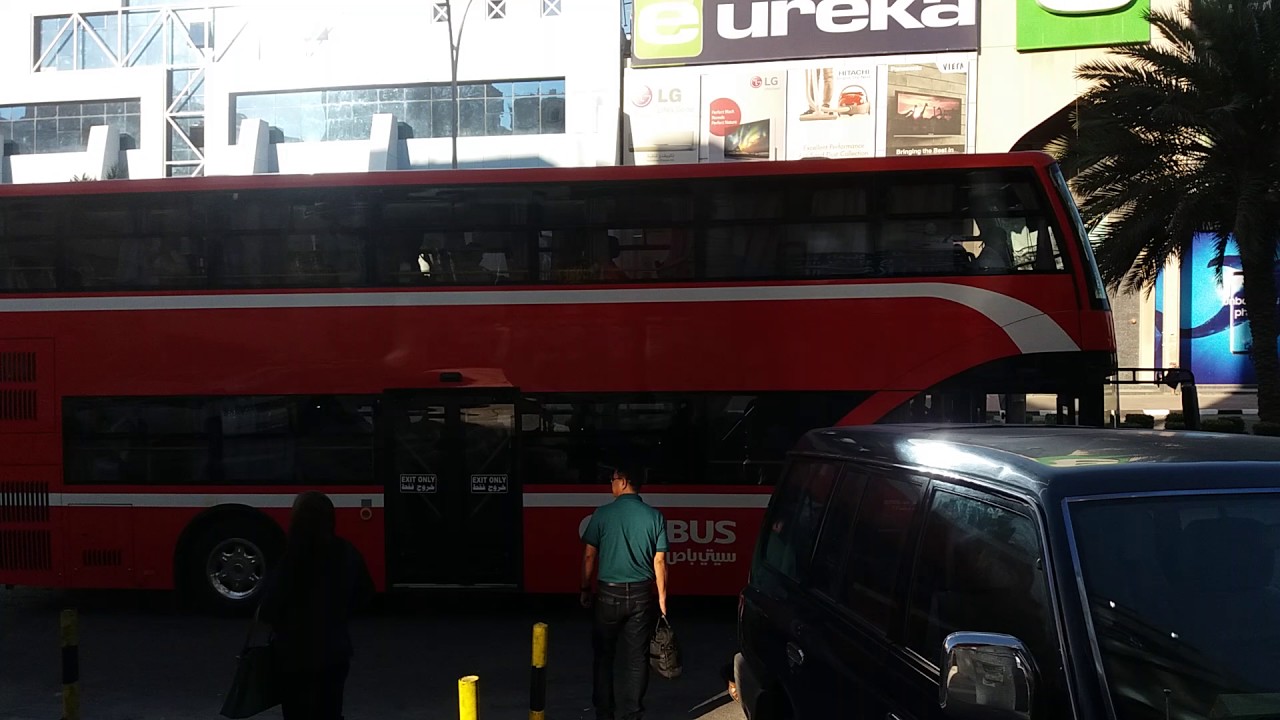 Double decker bus in kuwait - YouTube