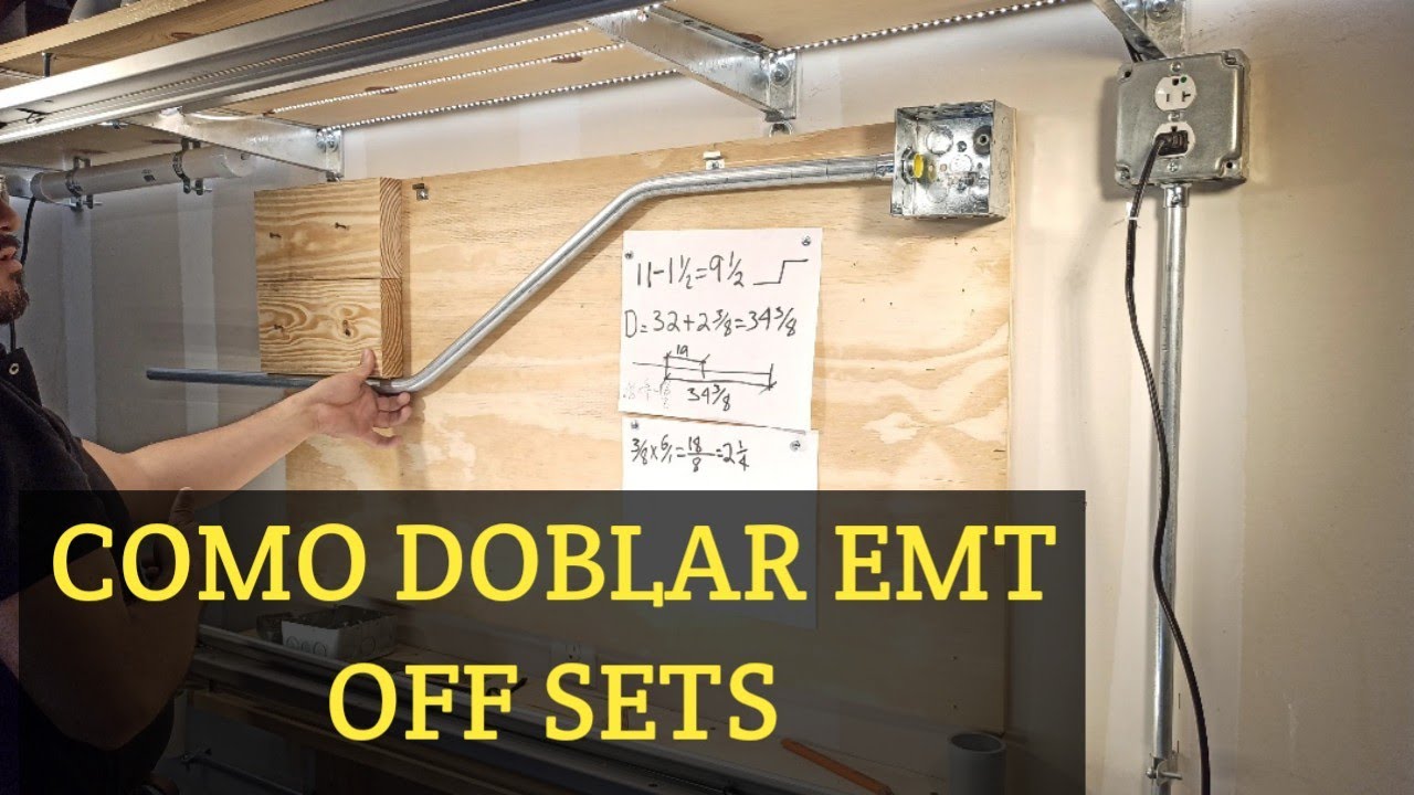 COMO DOBLAR EMT OFFSETS! - YouTube