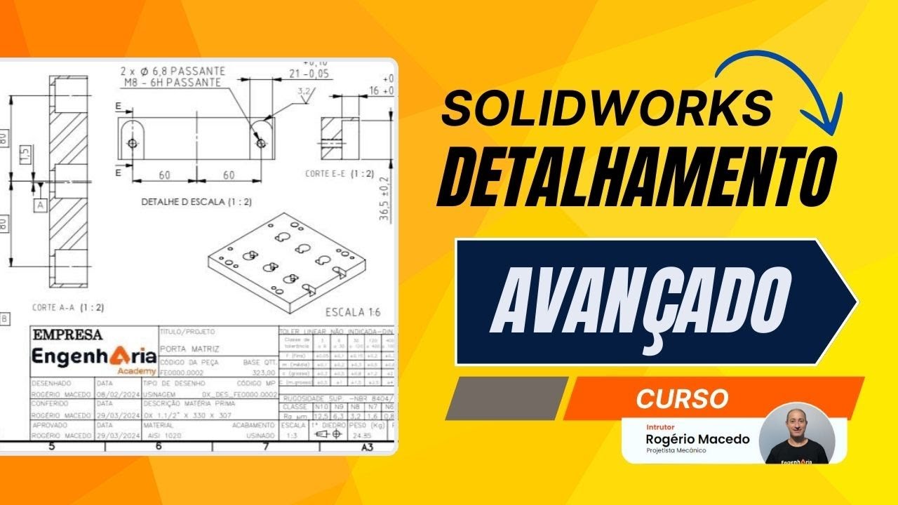 Curso Detalhamento Avançado no SOLIDWORKS - Apresentação - YouTube