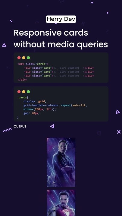🚀 Responsive Cards Without Media Queries | Pure JS & CSS Magic ||#shorts #design #layout#web3#ai ...