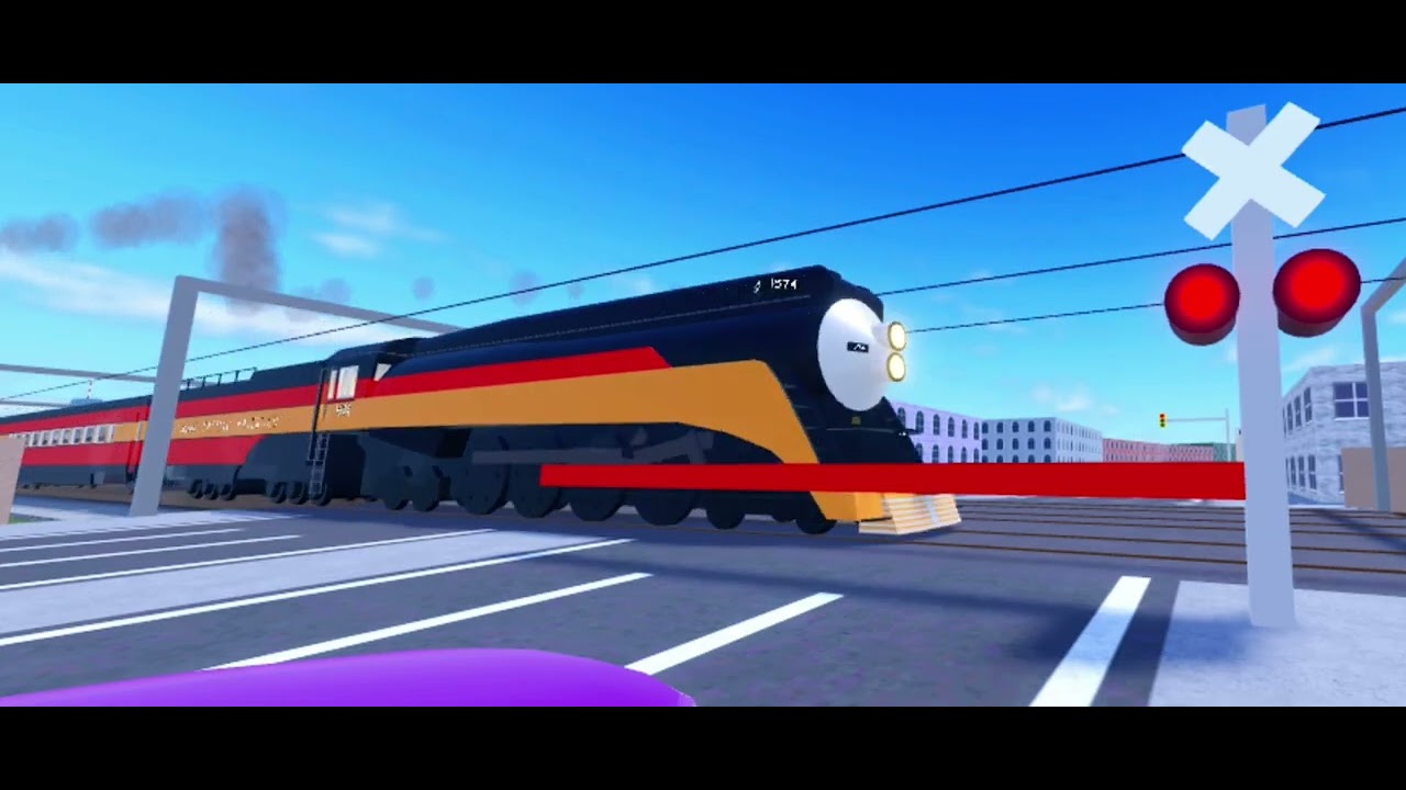 Roblox railroad crossing 32 - YouTube