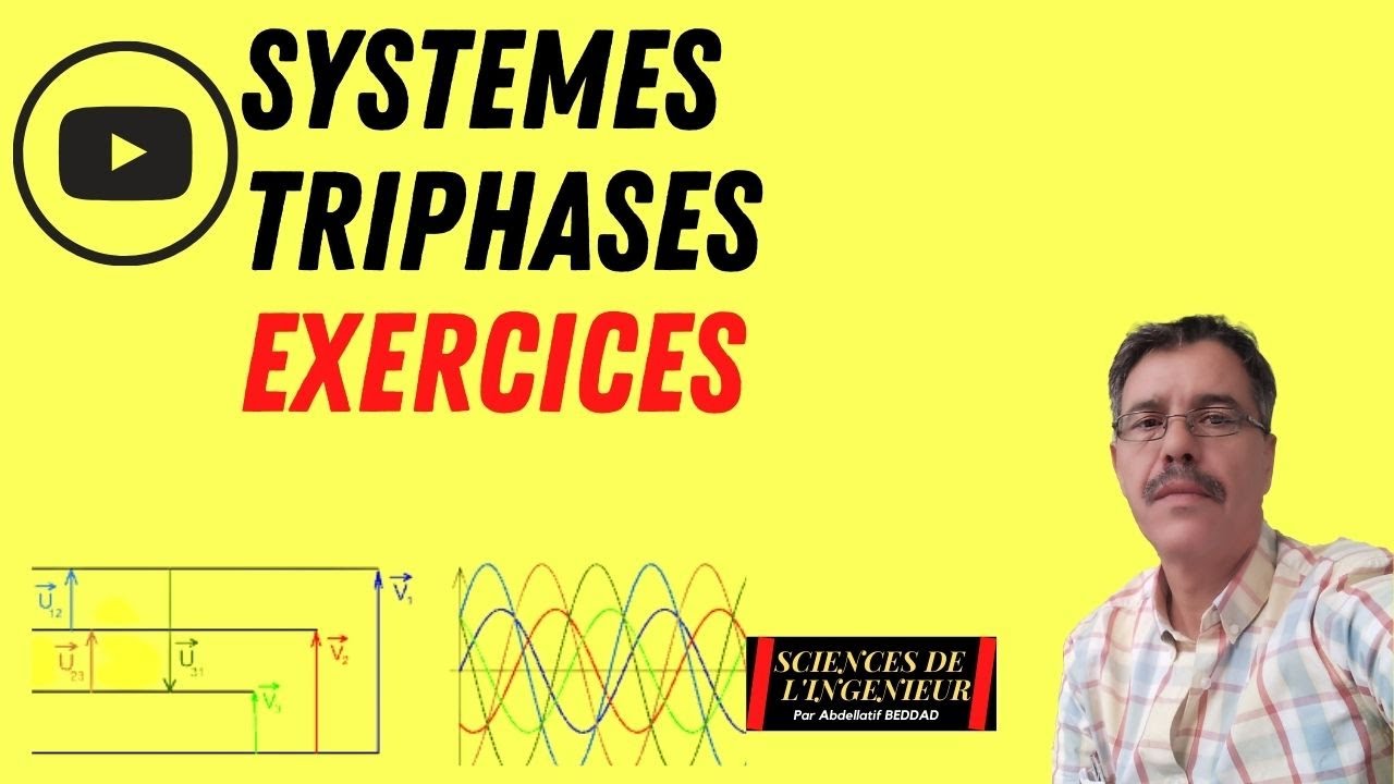 exercices sur les systemes triphasés . - YouTube