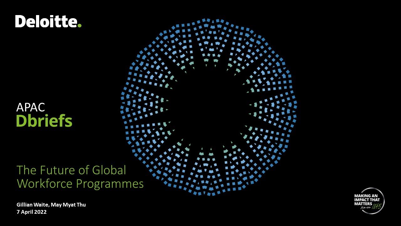 Global Mobility and Workforce: Time to transform - YouTube
