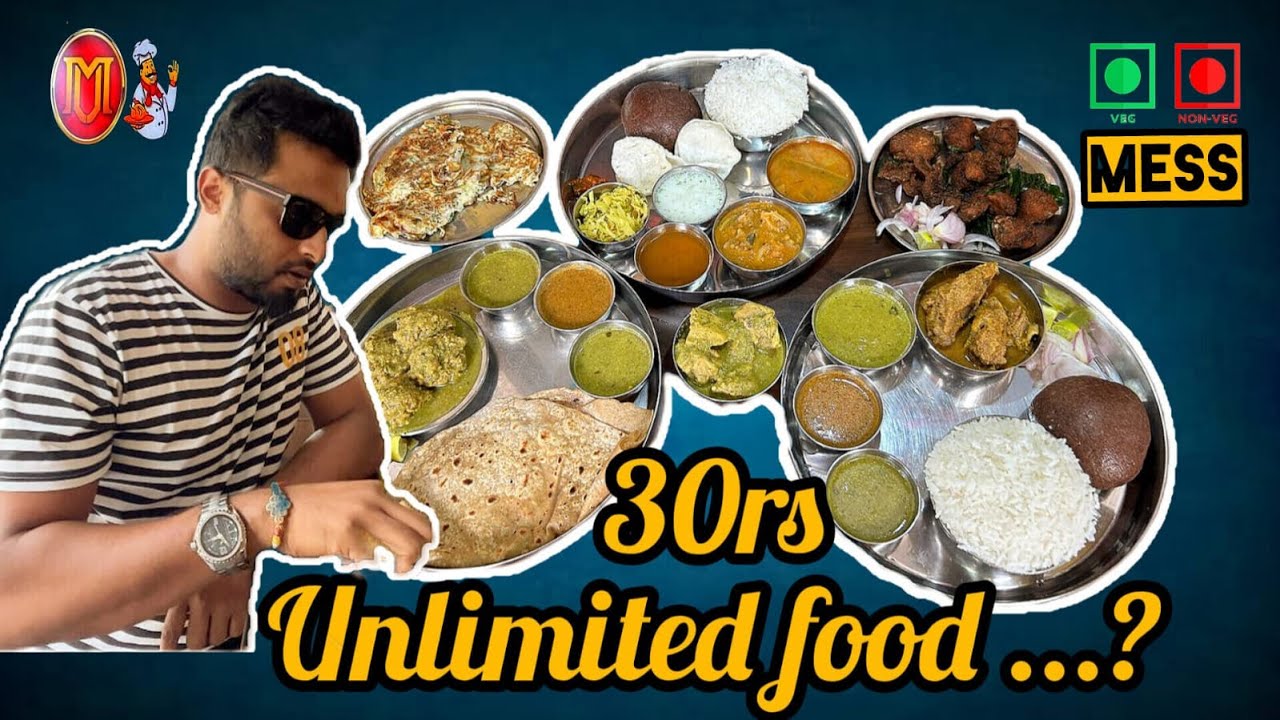 UNLIMITED MESS | 33/MEAL | MYSORE | DG VIDEOS | DG FOODIES_09 - YouTube