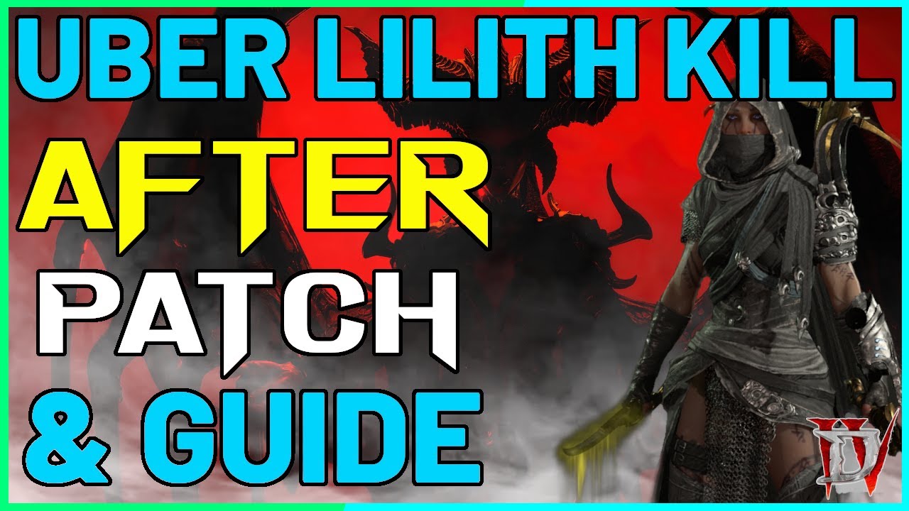 Diablo 4 - Uber Lilith Kill AFTER Patch | Rogue Poison Imbue Build ...