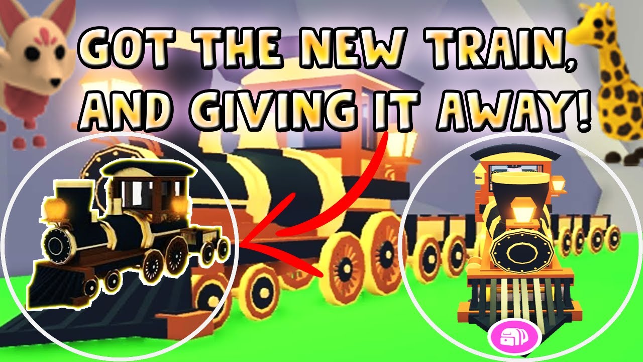 I Got The New ADOPT ME TRAIN! and Did this with it...😱 - YouTube