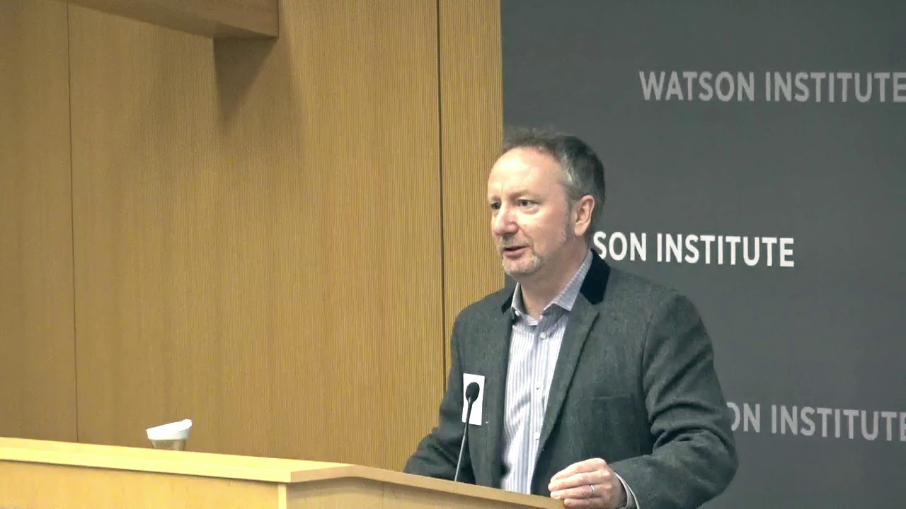 Mark Blyth Speaks at America's Climate Change Future at Brown ...