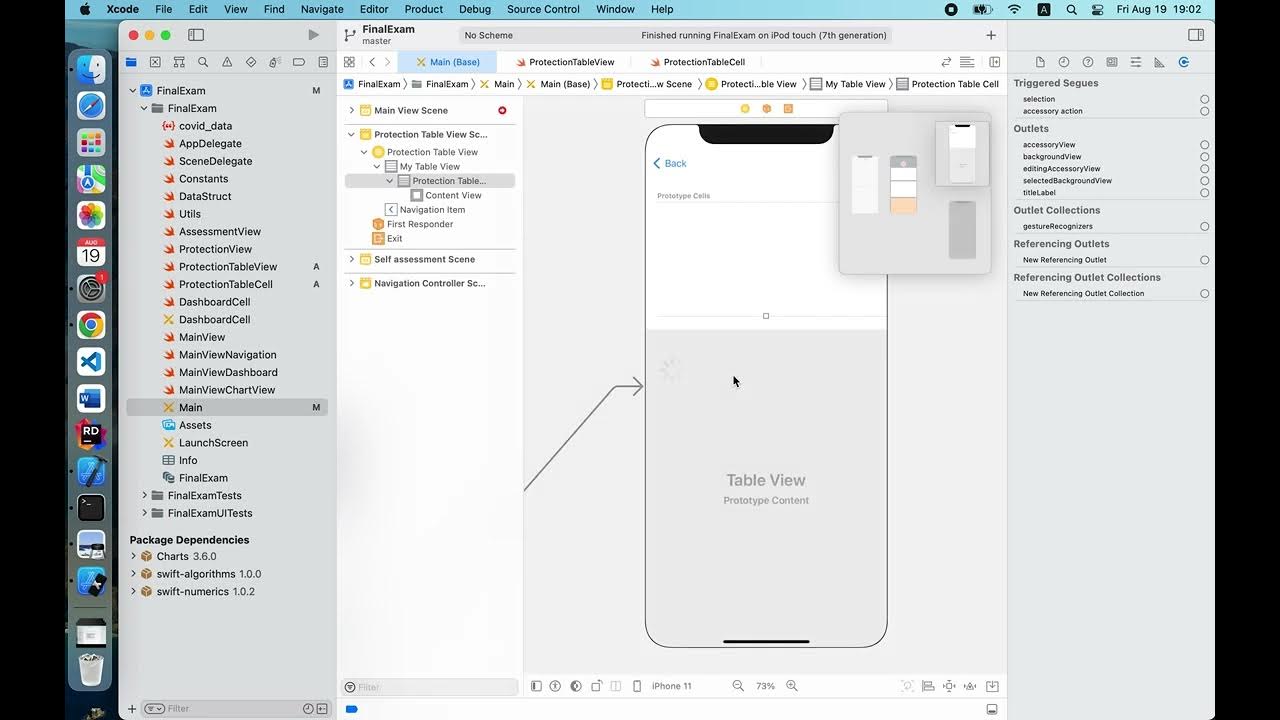 Swift Uitableviewcontroller On Storyboard Youtube