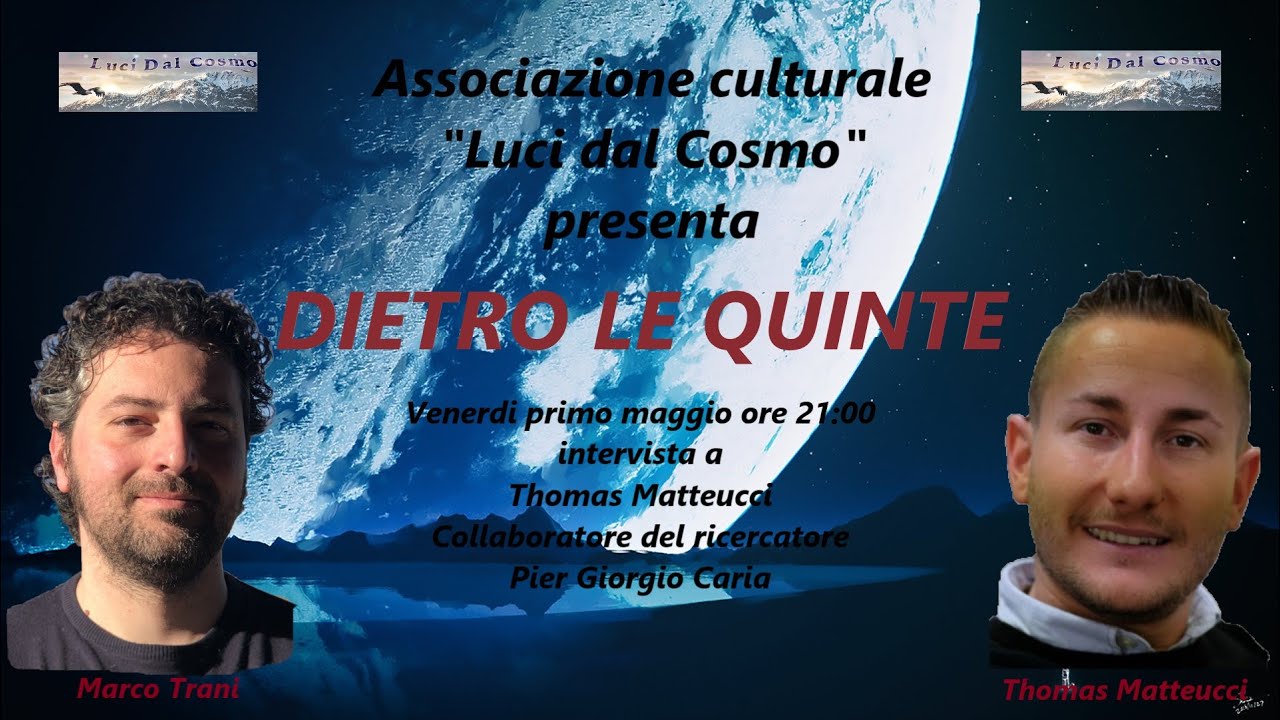 Intervista a Thomas Matteucci - collaboratore di Pier Giorgio Caria ...