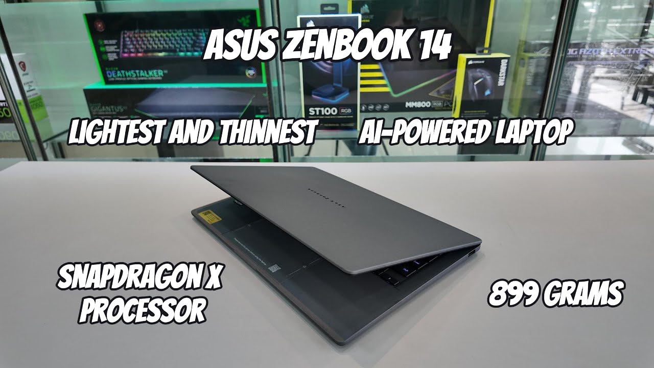 PRODUCT DEMO EP4 : ASUS ZENBOOK A14 - YouTube