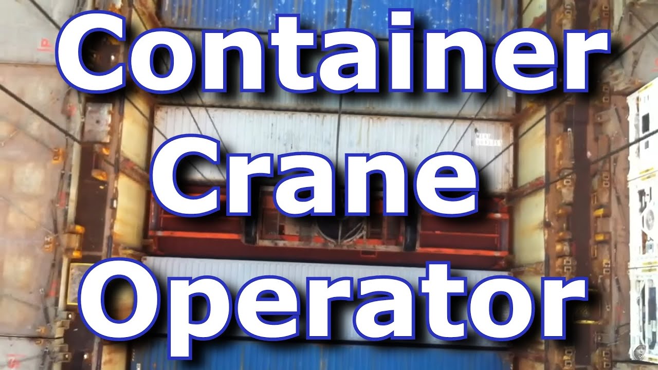Container Crane Operator - YouTube