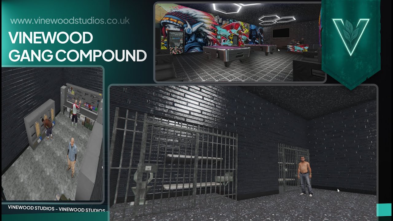FiveM Gang Compound MLO - Vinewood Studios - YouTube