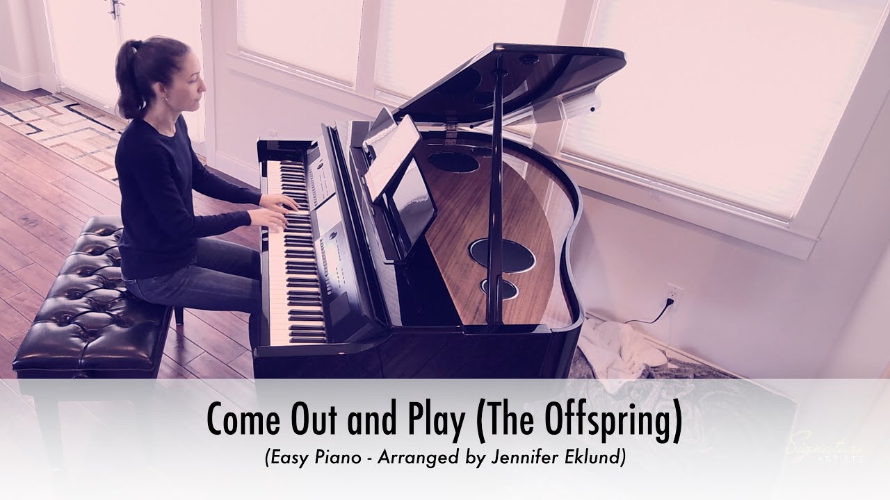 Come Out and Play (The Offspring) Easy Piano Sheet Music (Arranged by ...