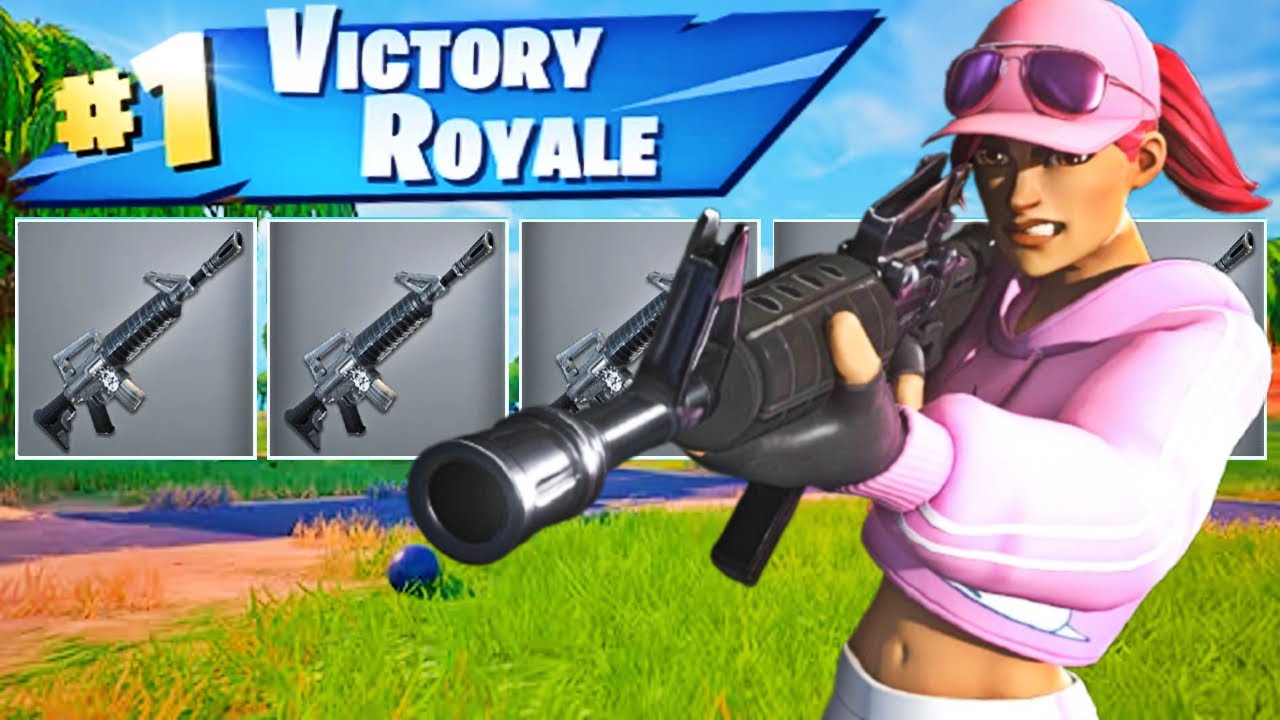 Can YOU Win With GREY Guns Only - Fortnite Reload Challenge - YouTube