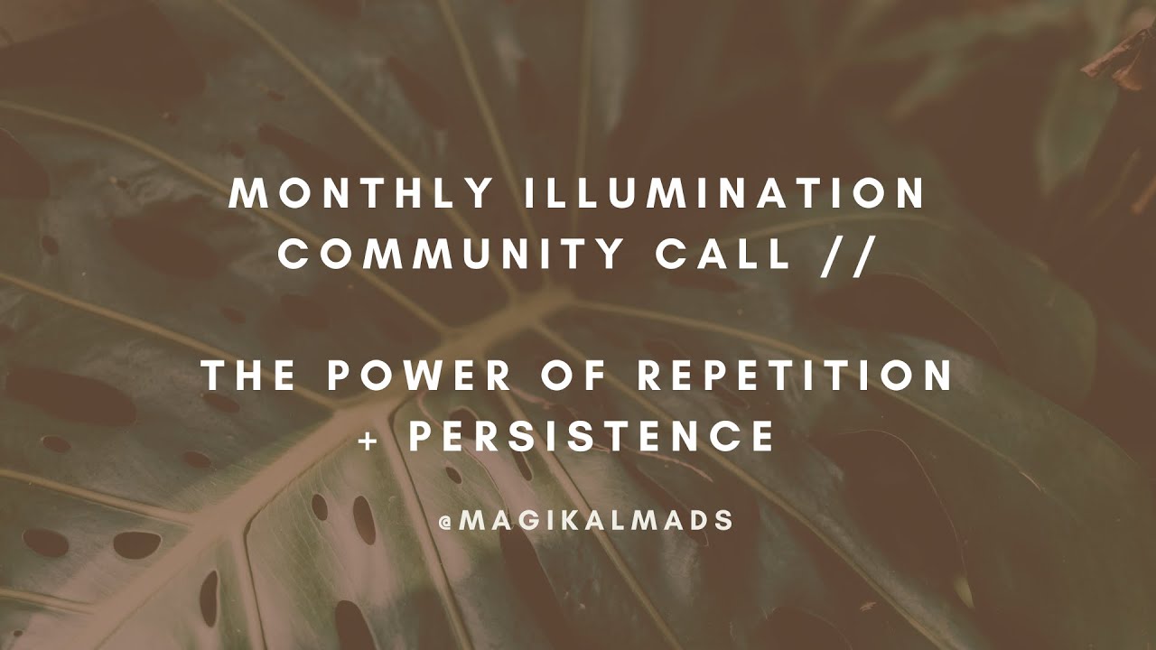 The Power of Repetition + Persistence - YouTube