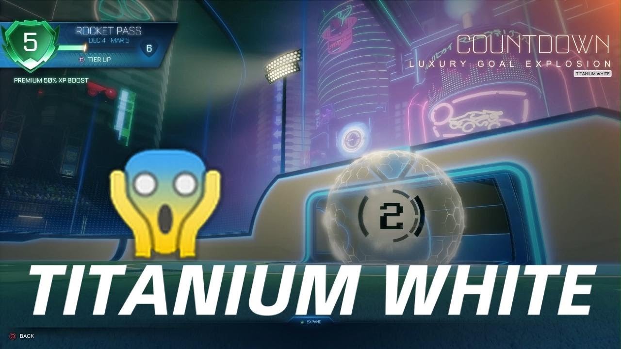 TITANIUM WHITE COUNTDOWN 🤍⚪⬜ NEW GOAL EXPLOSION FROM SEASON 17 in ...