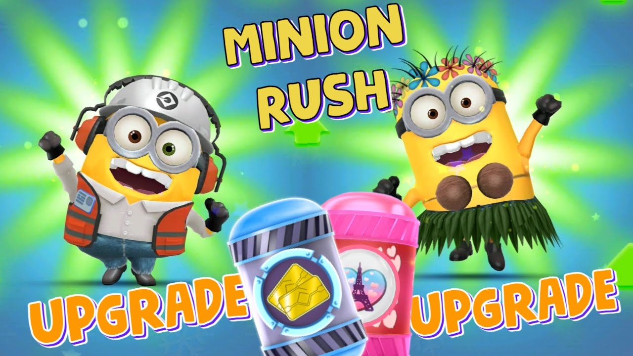 Minion Rush Engineer Bob and Dancer minions Upgrade Level Up gameplay ...