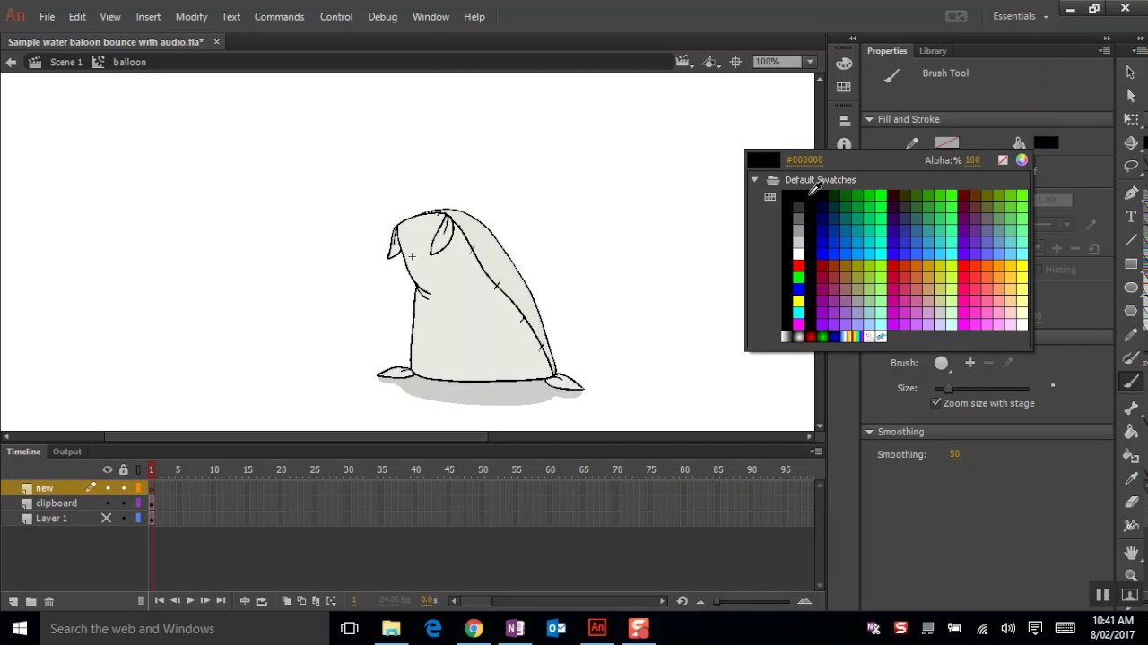 Animate CC: Editing symbols for characterisation - YouTube