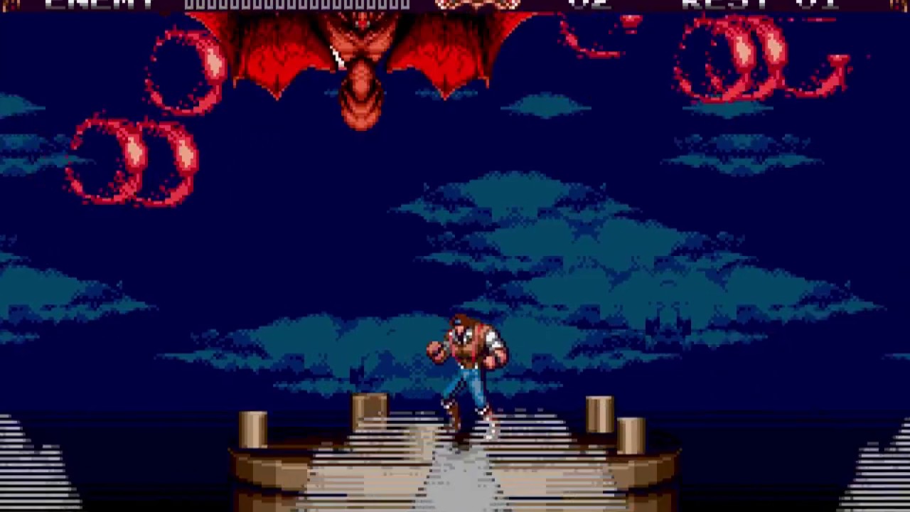 Castlevania: Bloodlines Boss # 6: The Gargoyle - YouTube