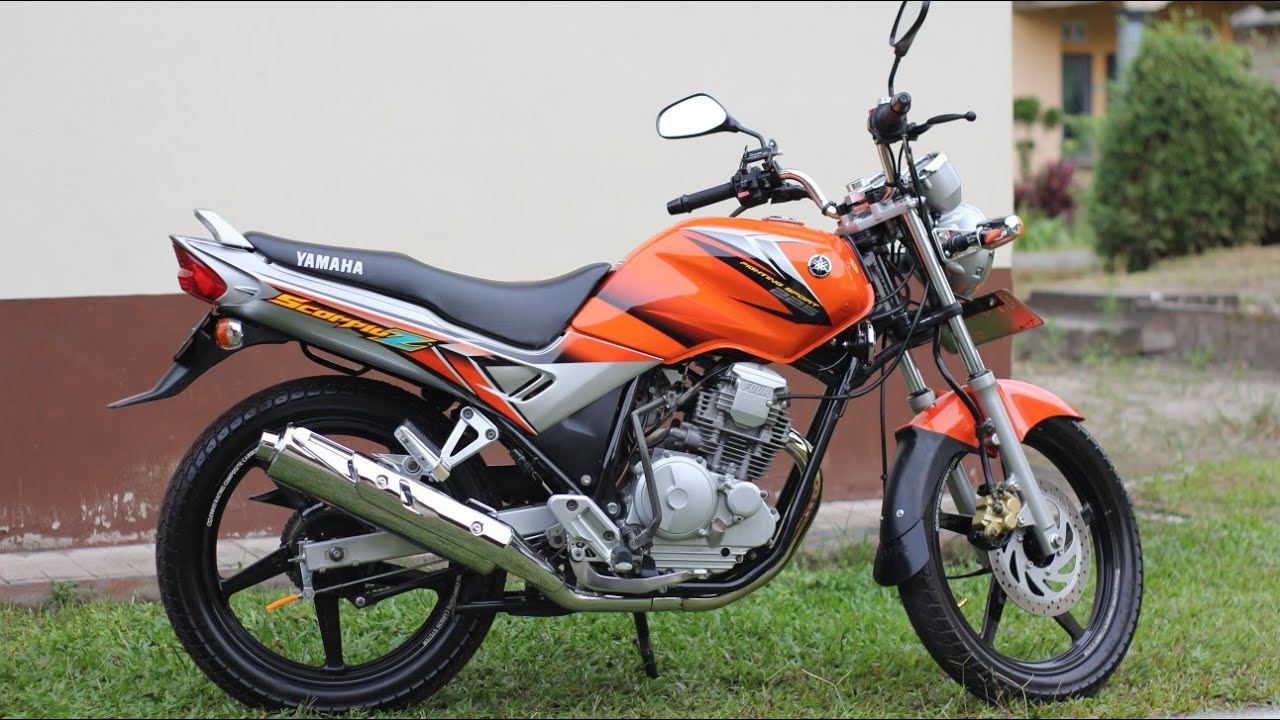 Yamaha Scorpio Orange Mulus Syekali - YouTube