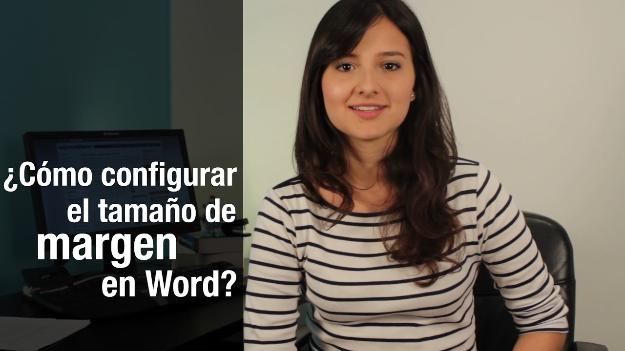 ¿Cómo configurar el tamaño de márgen en Word? - YouTube