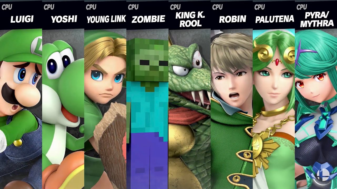 Super Smash Bros. Ultimate - Green clover battle for St Patrick's Day☘️ ...